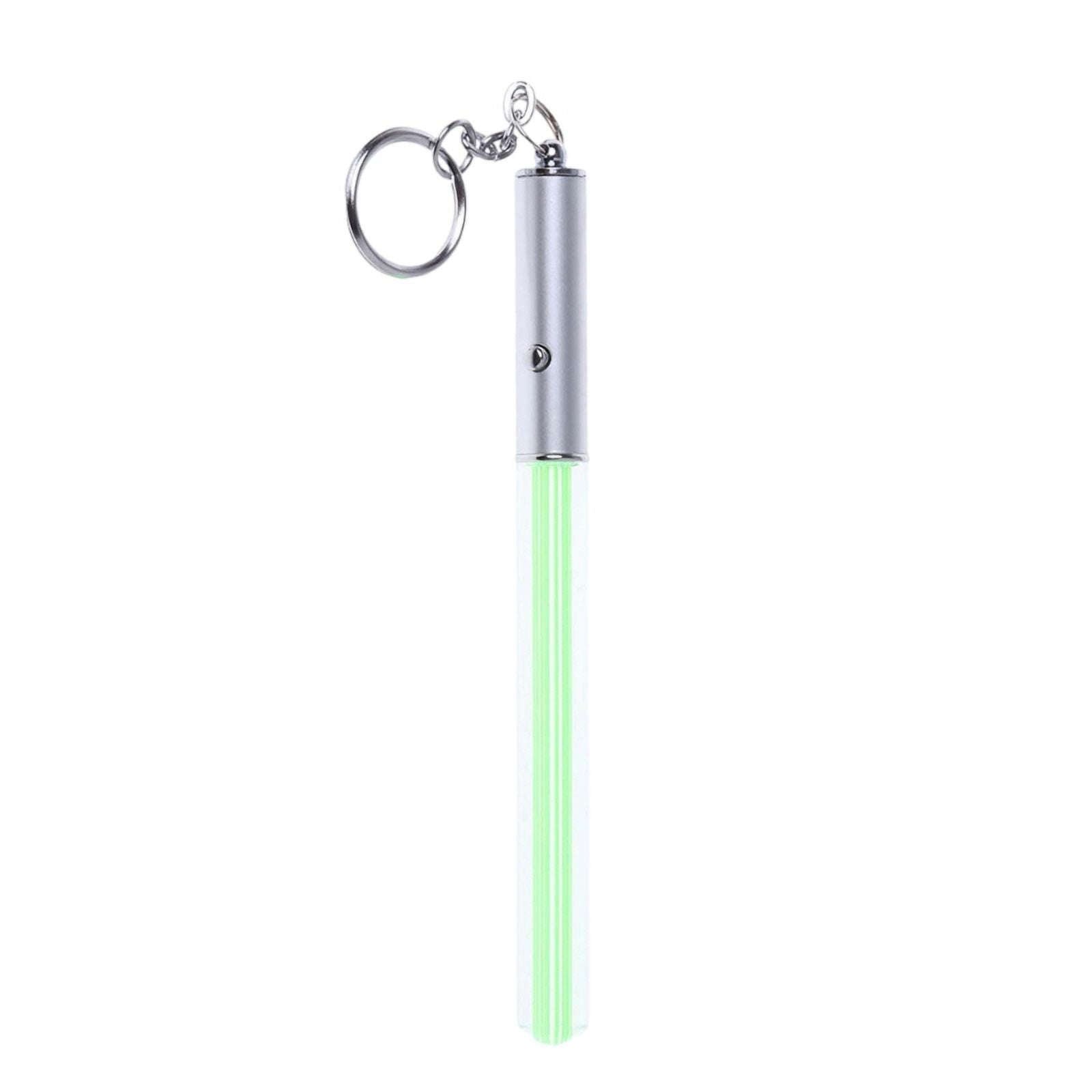 Glowing Light Up Saber Keychains Party Light Stick Mini Lightsaber ...
