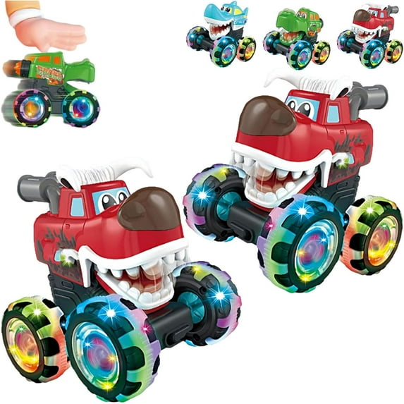 Glowing Monster Toy Car，2026 New Model Induction Remote Control Car ...
