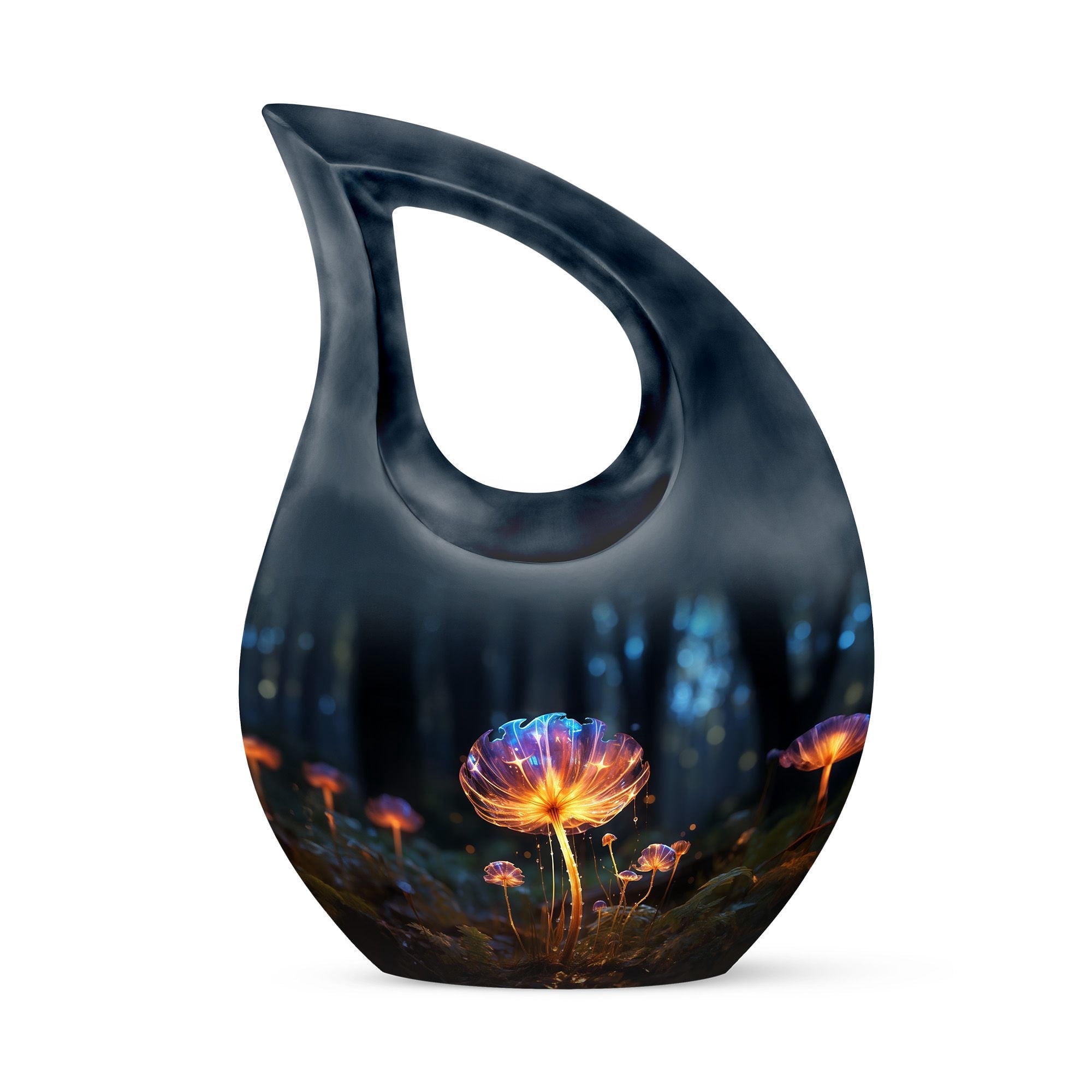 Glowing Mushroom Water Drops - Cremation Memorial - Urns for Ashes ...