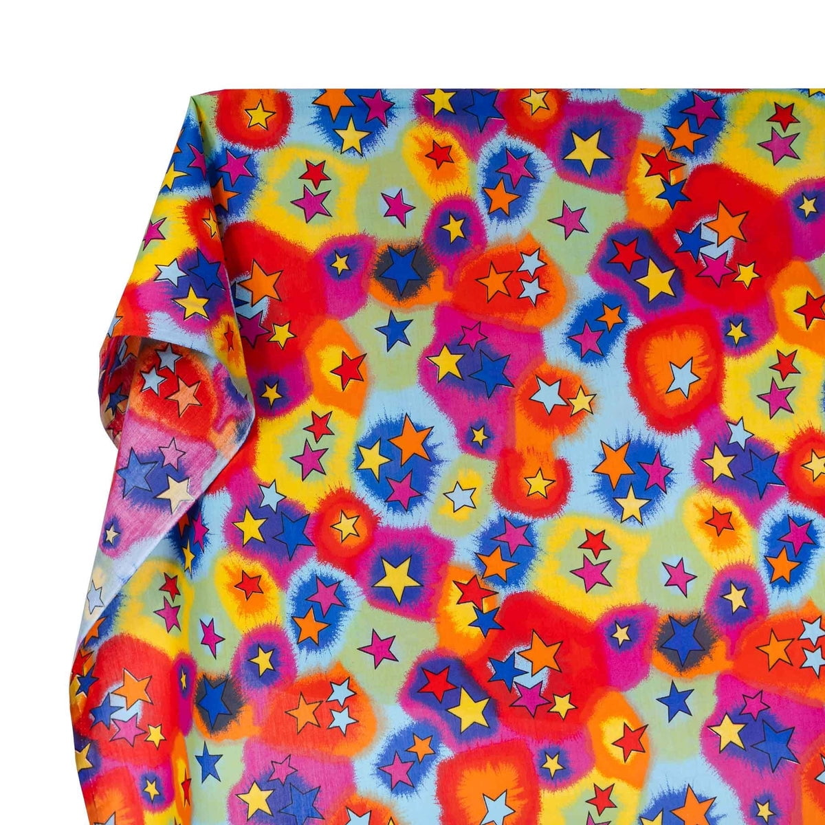 Glowing Star Broadcloth 60" Celestial Print Fabric By The Yard - Day ...