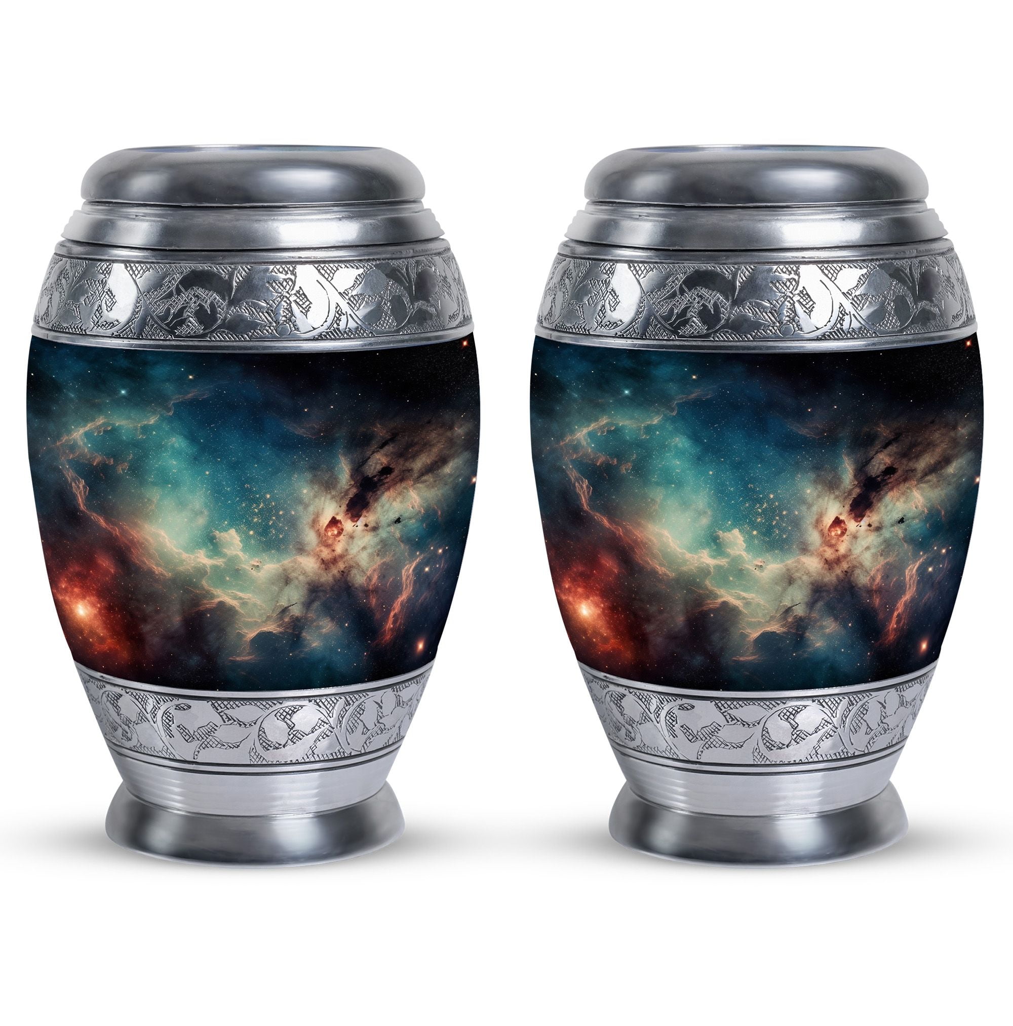 Glowing Star Field Decorative Urns, Mini Urn For Ashes For Women, Small ...