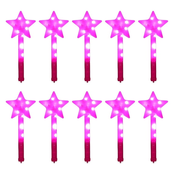 Glowing Sticks for Concert Children LED Flashing Magic Five PointedStar ...
