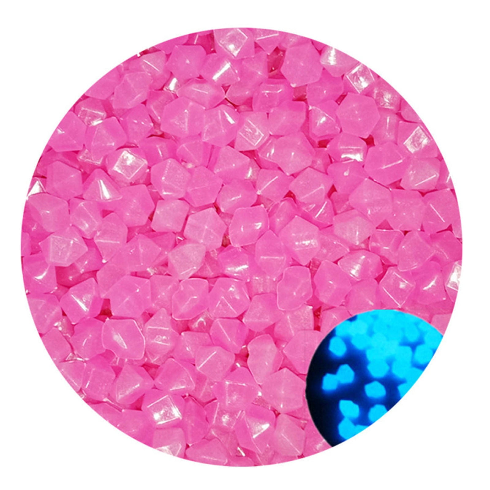 Glowing Stones for Landscaping and Aquariums Luminous Resin Pebbles ...