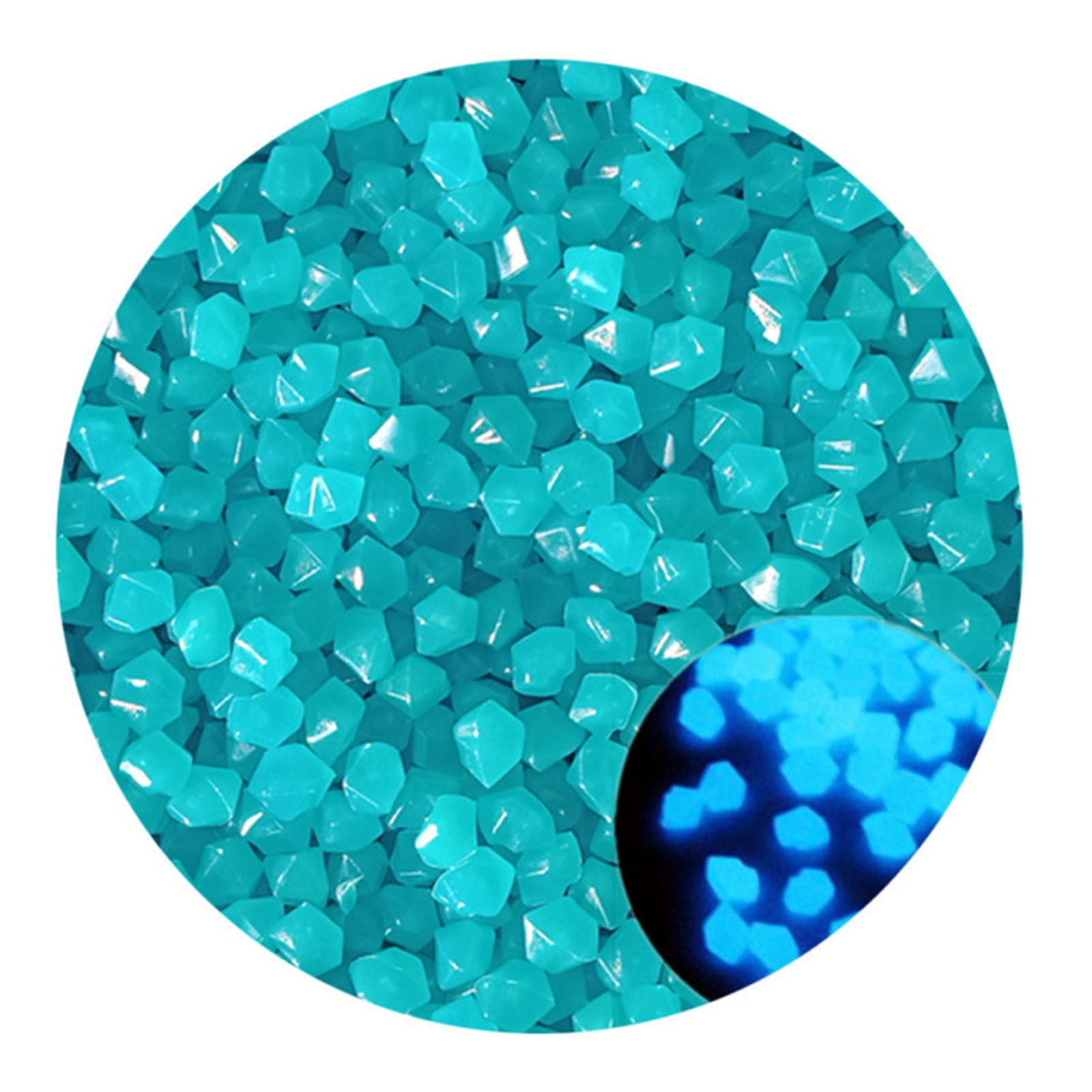 Glowing Stones for Landscaping and Aquariums Luminous Resin Pebbles ...