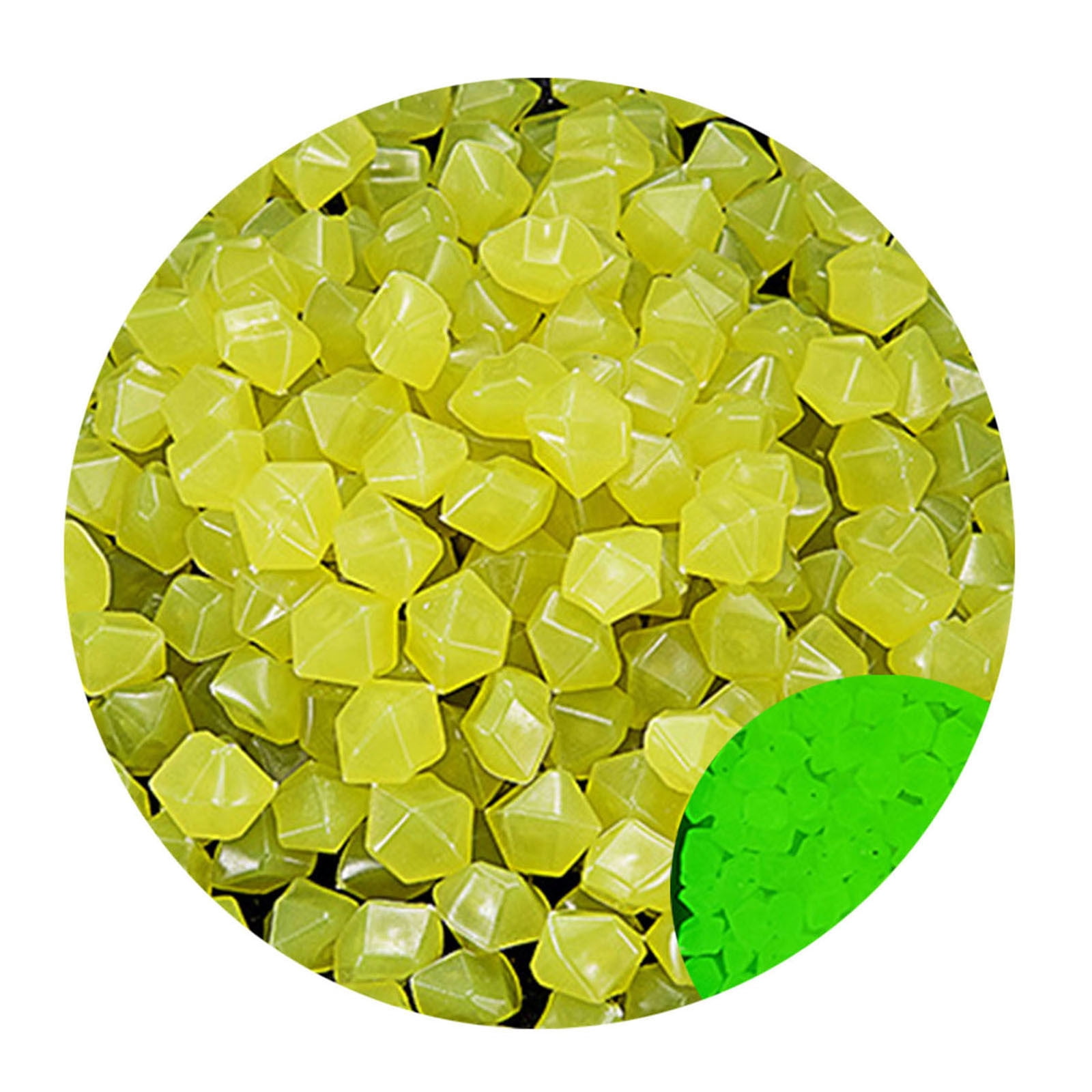 Glowing Stones for Landscaping and Aquariums Luminous Resin Pebbles ...