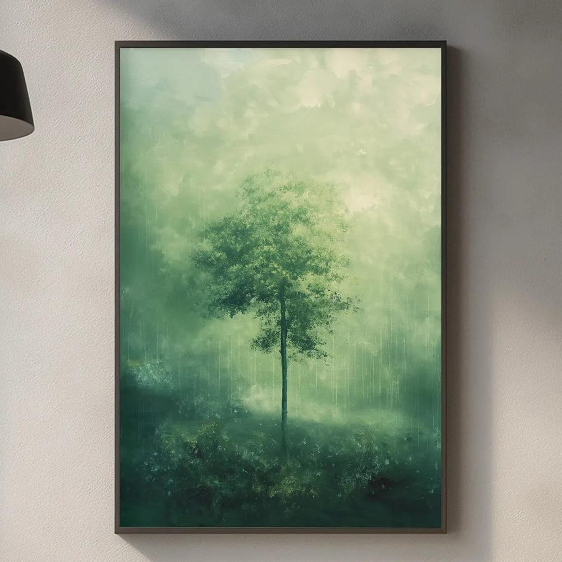 Glowing Tree Forest Inspirational Nature Unique Self Worth Decor ...