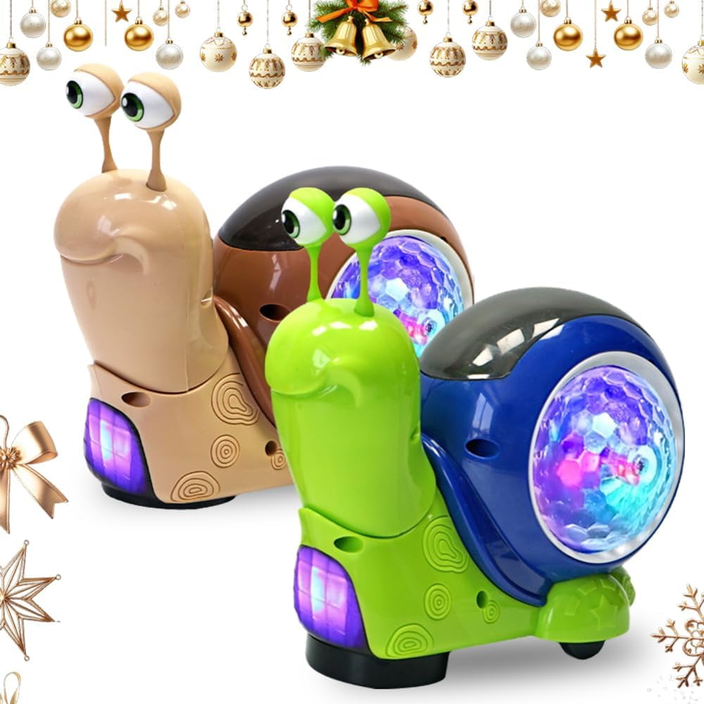 Glowing and Music Playing Crawling Snail, 2026 New Auto Moving ...
