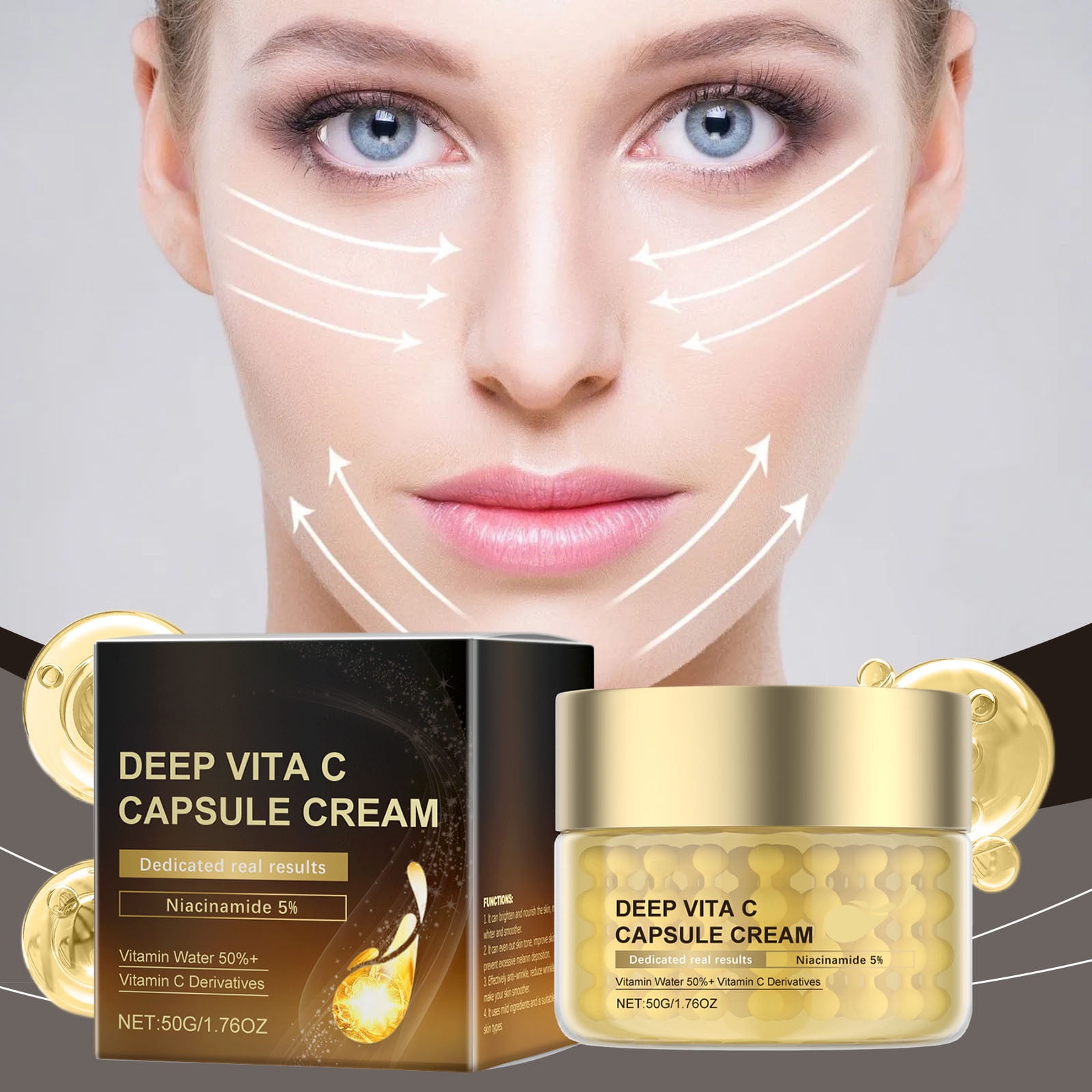 Glowlia Deep Vitamin C Golden Face Moisturizer Liposome For Skin ...