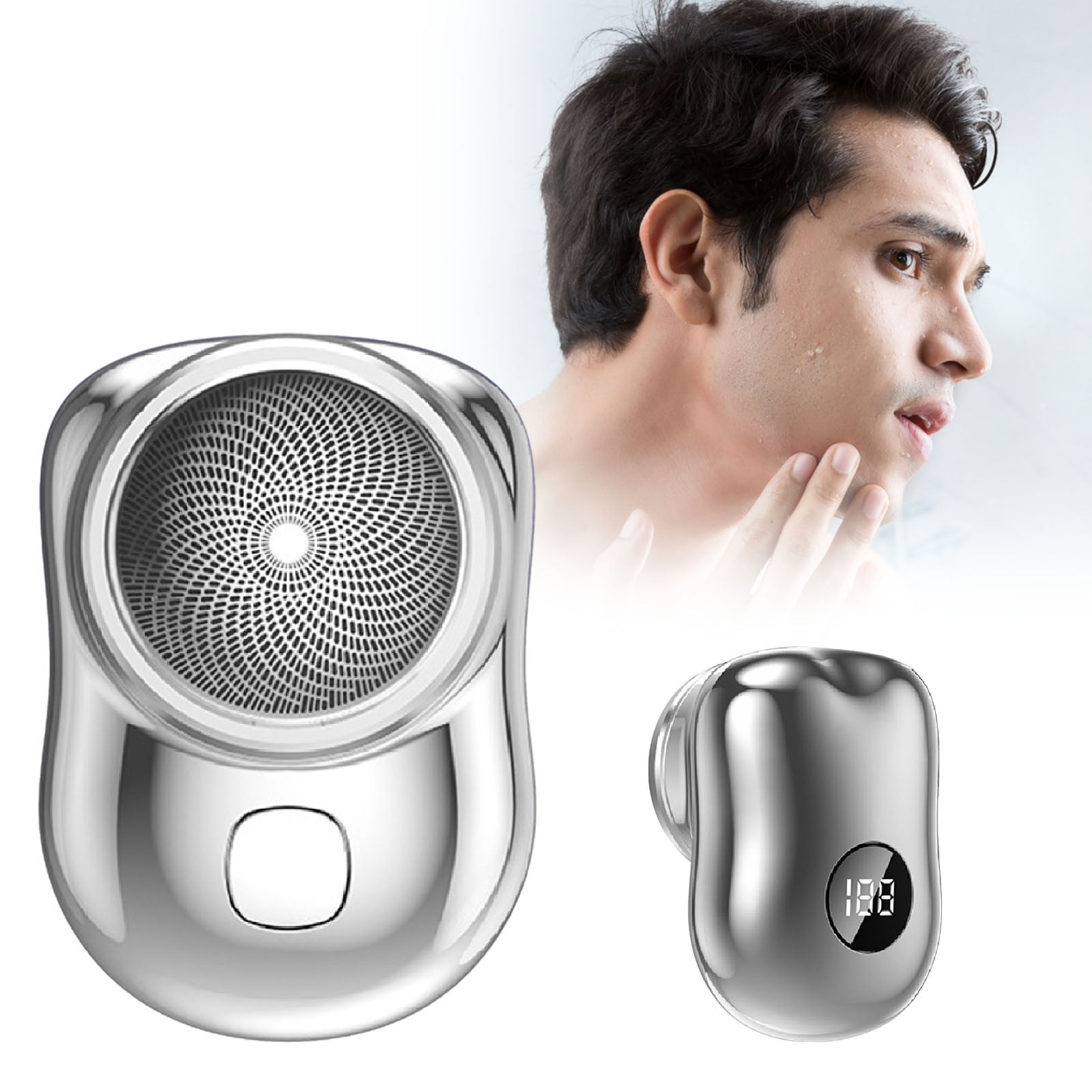Glowlia Rechargeable Travel Shaver for Men & Women - 5-in-1 Multi ...