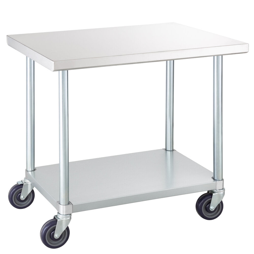 Glownary 18-Gauge 304 Stainless Steel Commercial Work Table with ...
