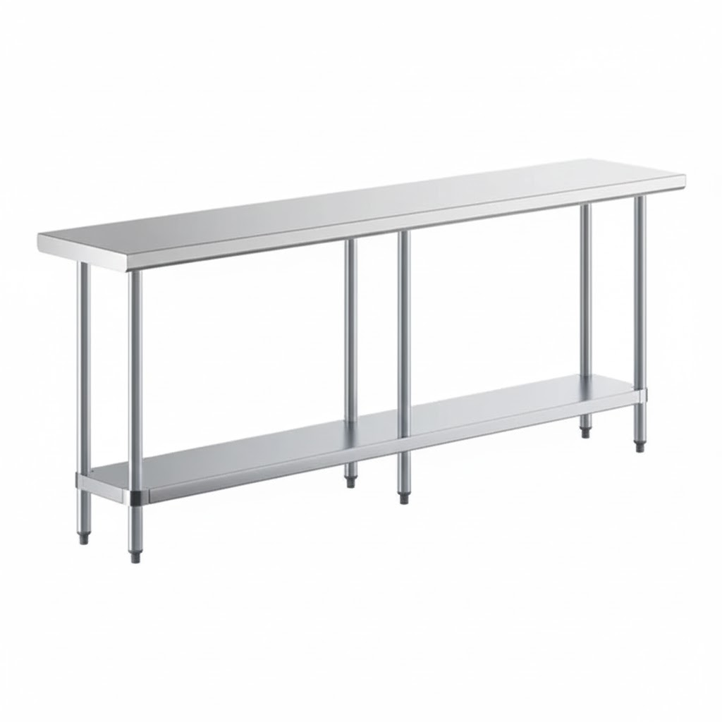 Glownary 18" x 84" 18 Gauge 304 Stainless Steel Commercial Work Table ...