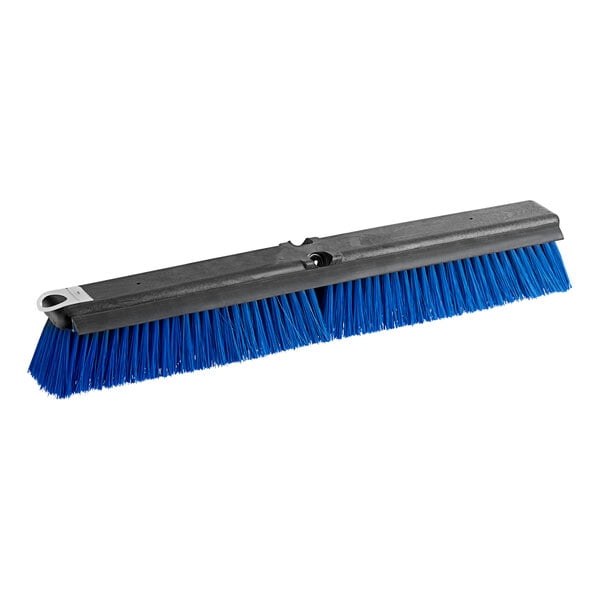 Glownary 24-Inch Push Broom Head with Unflagged Bristles and Squeegee ...
