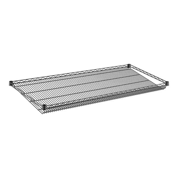 Glownary 24" x 60" NSF Black Epoxy Slanted Wire Shelf - Walmart.com