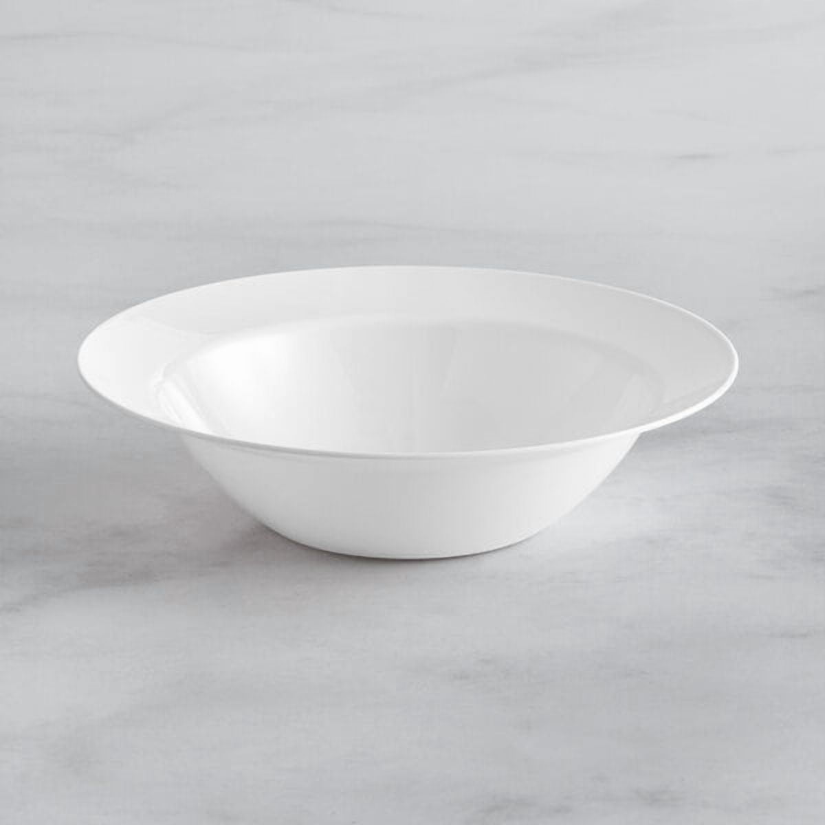 Glownary Coupe Round Plastic Bowl, White, 10 oz Capacity, 6 Inch ...