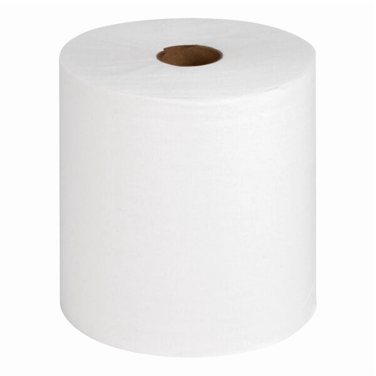 Glownary Premium 8" White Aircell TAD Hardwound Paper Towel Roll, 800 ...