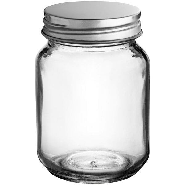 Glownary Rustic Charm 5 oz. Mini Mason Jar with Solid Lid - 12/Case ...