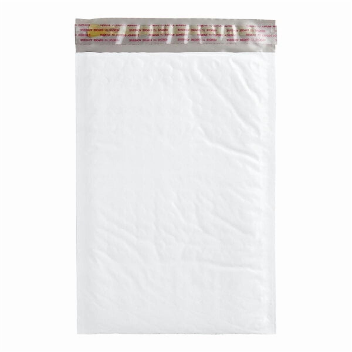 Glownary Self-Sealing Bubble Mailers, 6 x 10 Inches, White Polyethylene ...