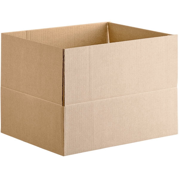 Glownary Shipping Box, 18 x 12 x 4 inches, RSC Corrugated Kraft, 25 ...