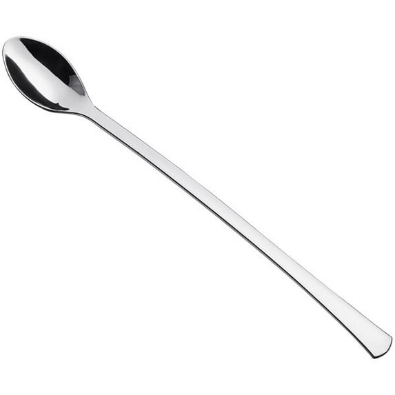 Glownary Silver Plastic Tasting Spoons, 6 Inch Length, Heavy Weight ...
