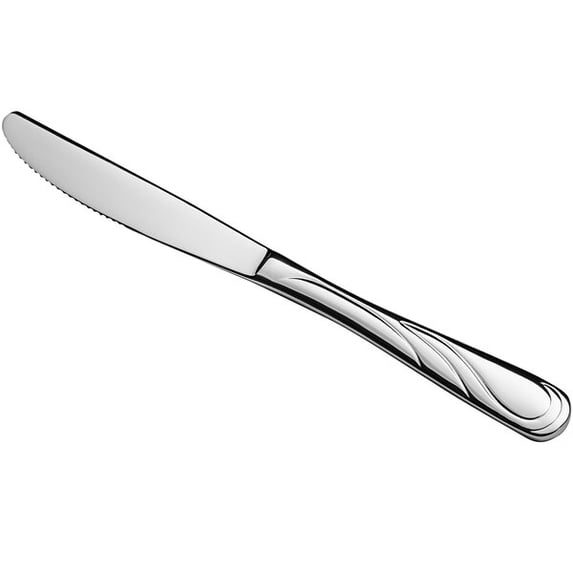 Glownary Swirl Stainless Steel Dinner Knife, 8 3/4 Inch, Extra Heavy ...