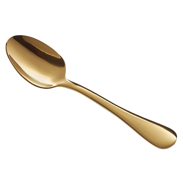 Glownary Vernon Gold Teaspoon, 18/0 Stainless Steel, Heavy Weight, 6 1/ ...