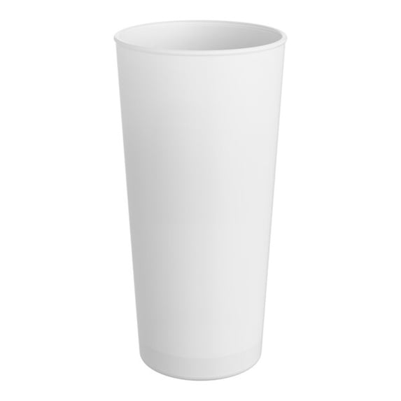 Glownary White Round Plastic Mini Appetizer Cups, 2.5 oz, BPA Free ...