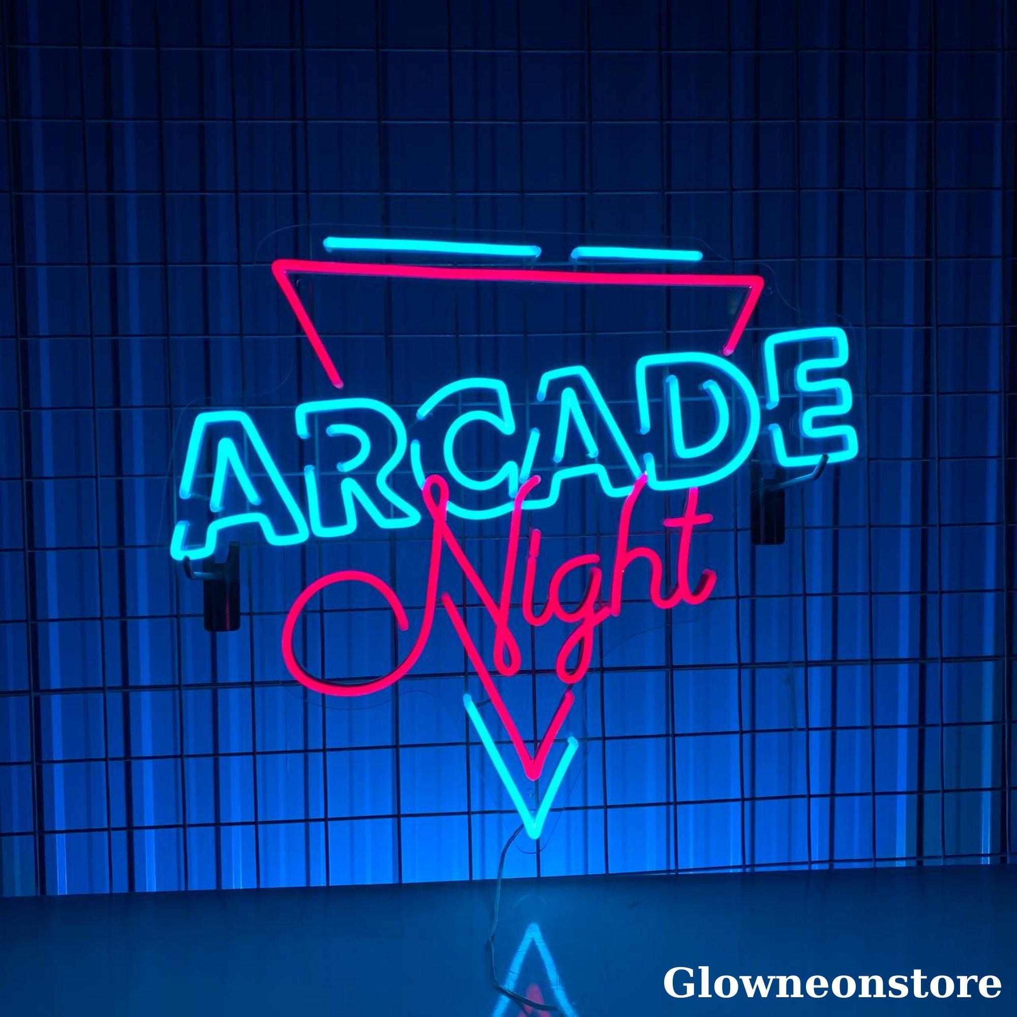 Glowneon Arcade Night Neon Sign, Arcade Night Led Sign, Arcade Room ...