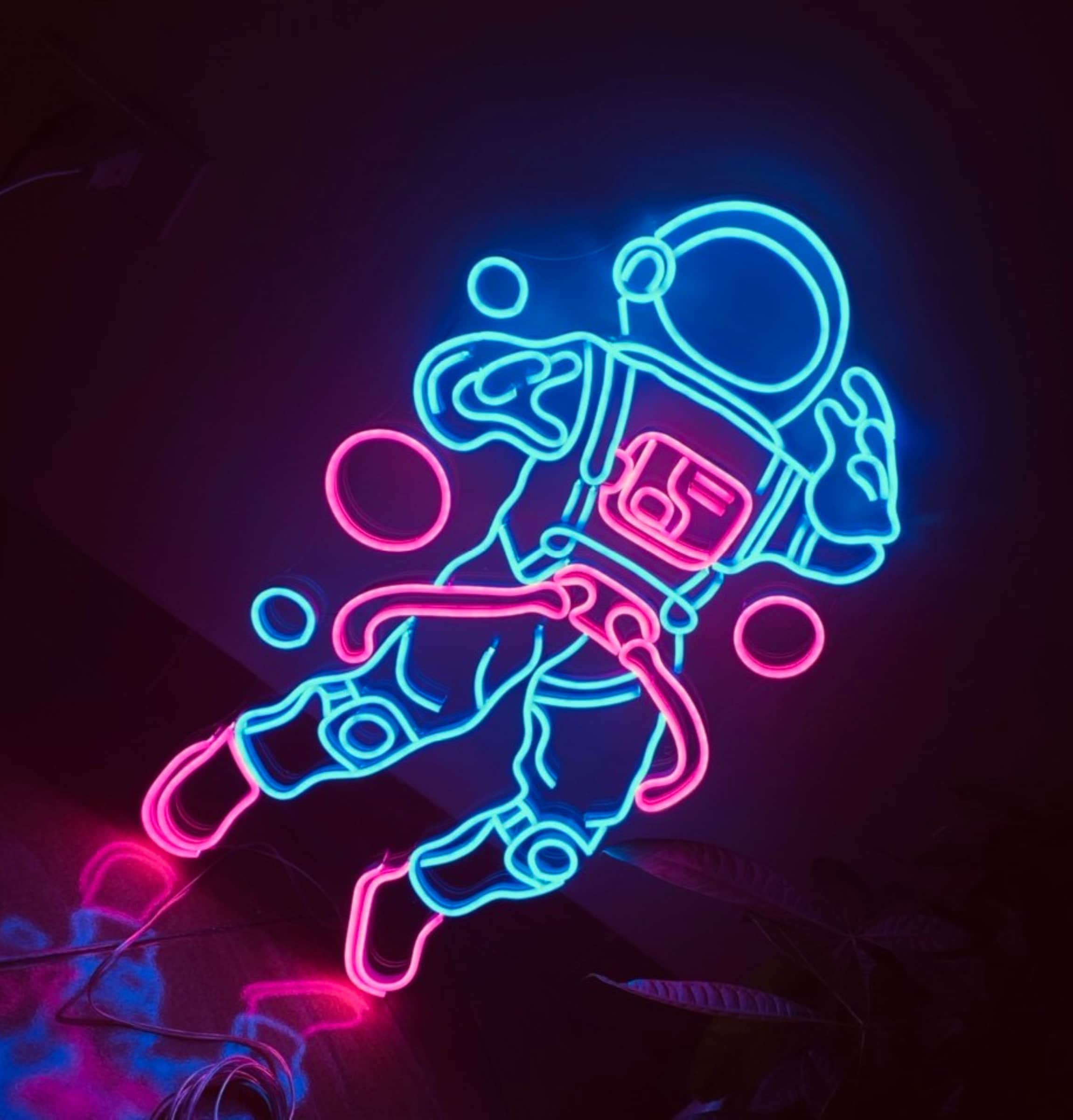 Glowneon Astronaut Neon Signs, Spaceman Led Signs - Walmart.com