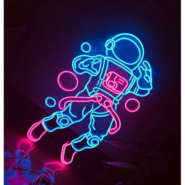 Glowneon Astronaut Neon Signs, Spaceman Led Signs - Walmart.com