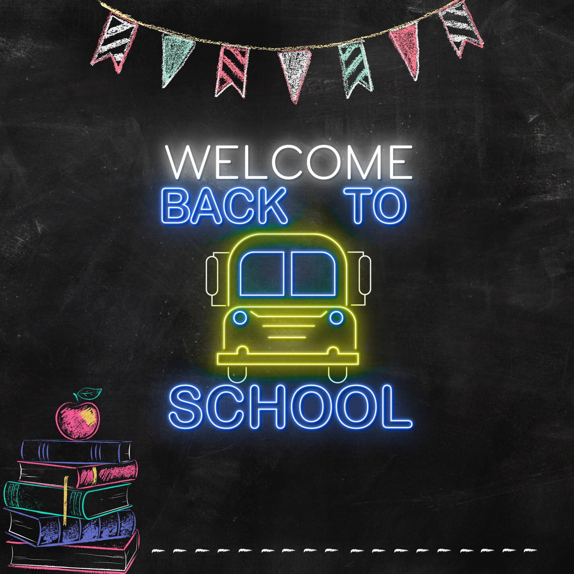 Glowneon Back To School Neon Sign, Classroom Decor - Walmart.com