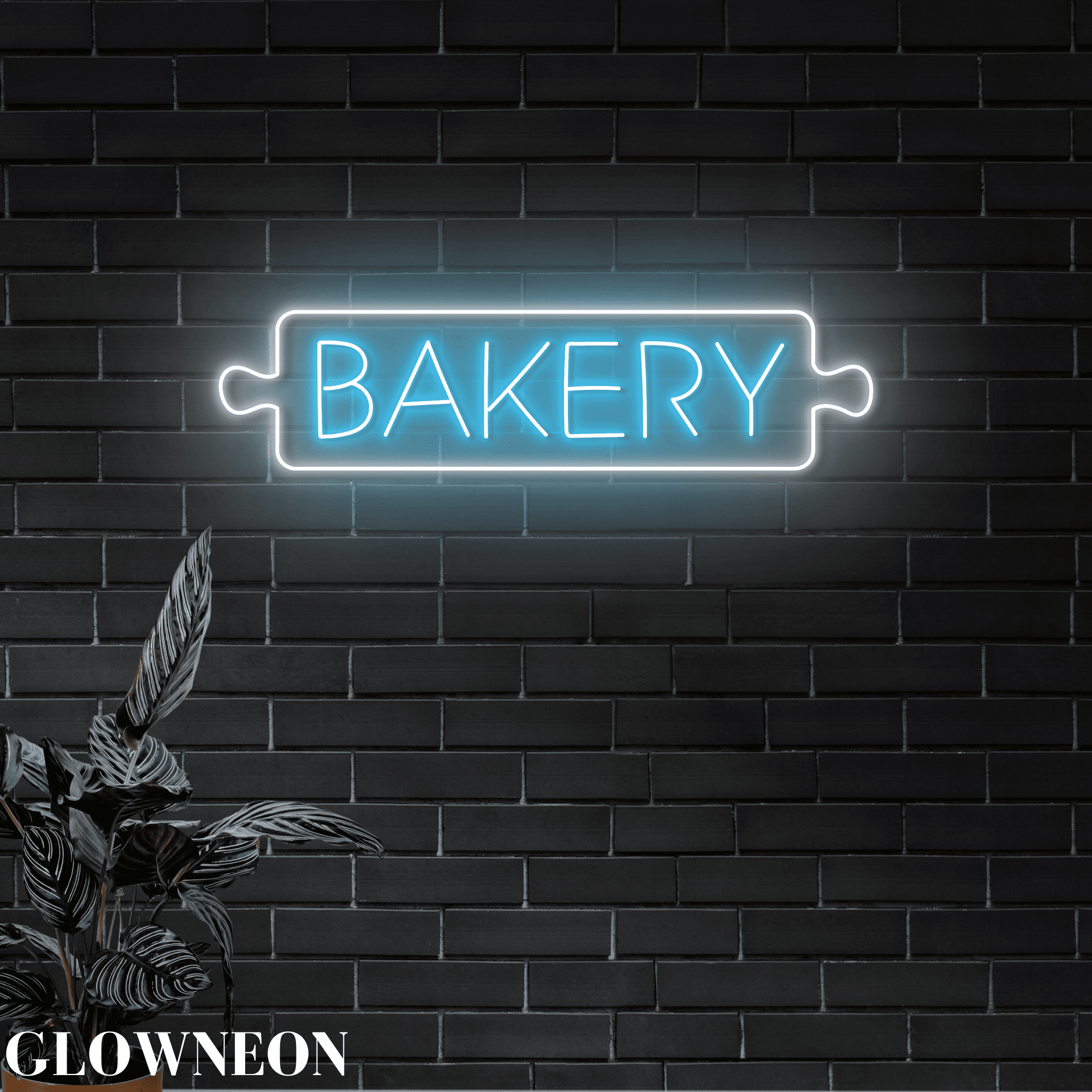Glowneon Bakery Logo Neon Sign, Bakery Shop Led Sign, Bakery Wall Art ...