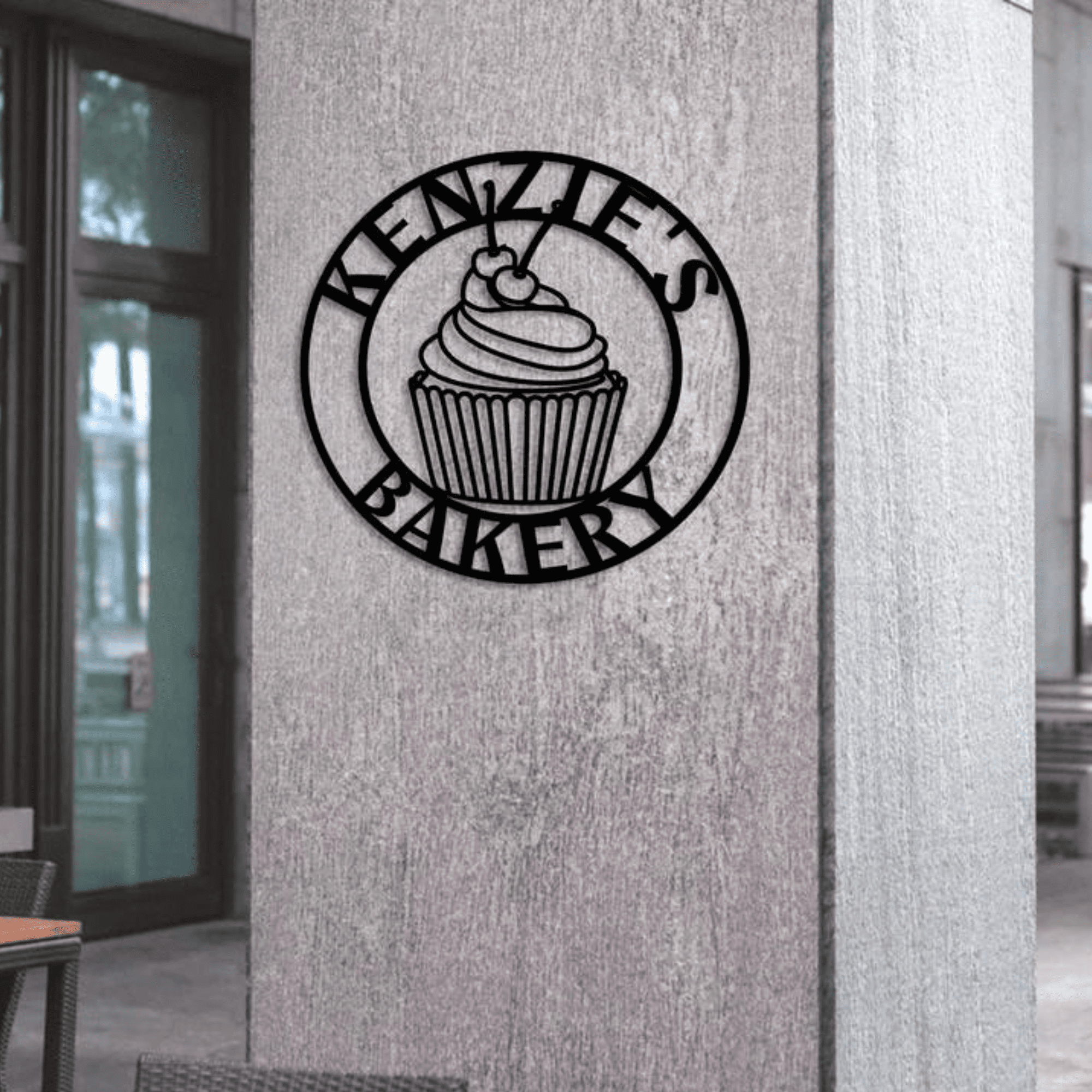 Glowneon Bakery Shop Metal Sign, Cup Cake Shop Decor - Walmart.com