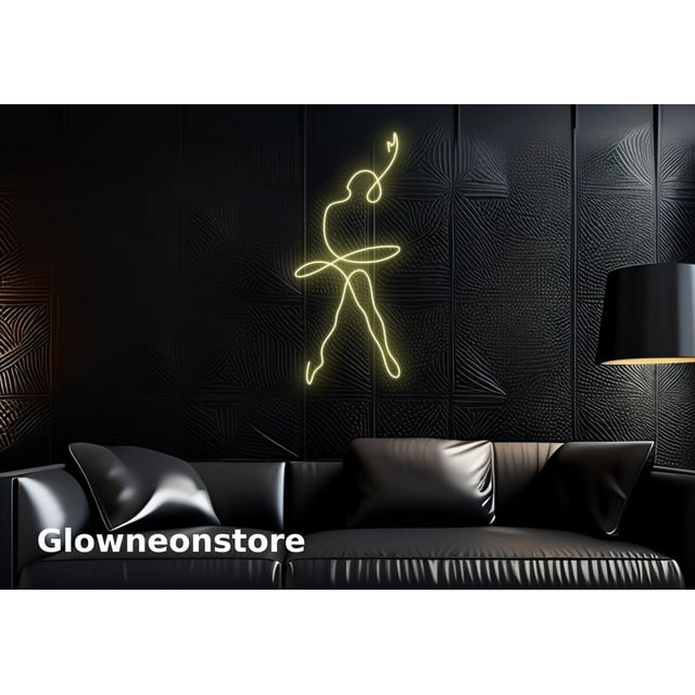 Glowneon Ballet Dancer Neon Sign, Ballet Neon Sign, Ballet Led Light ...