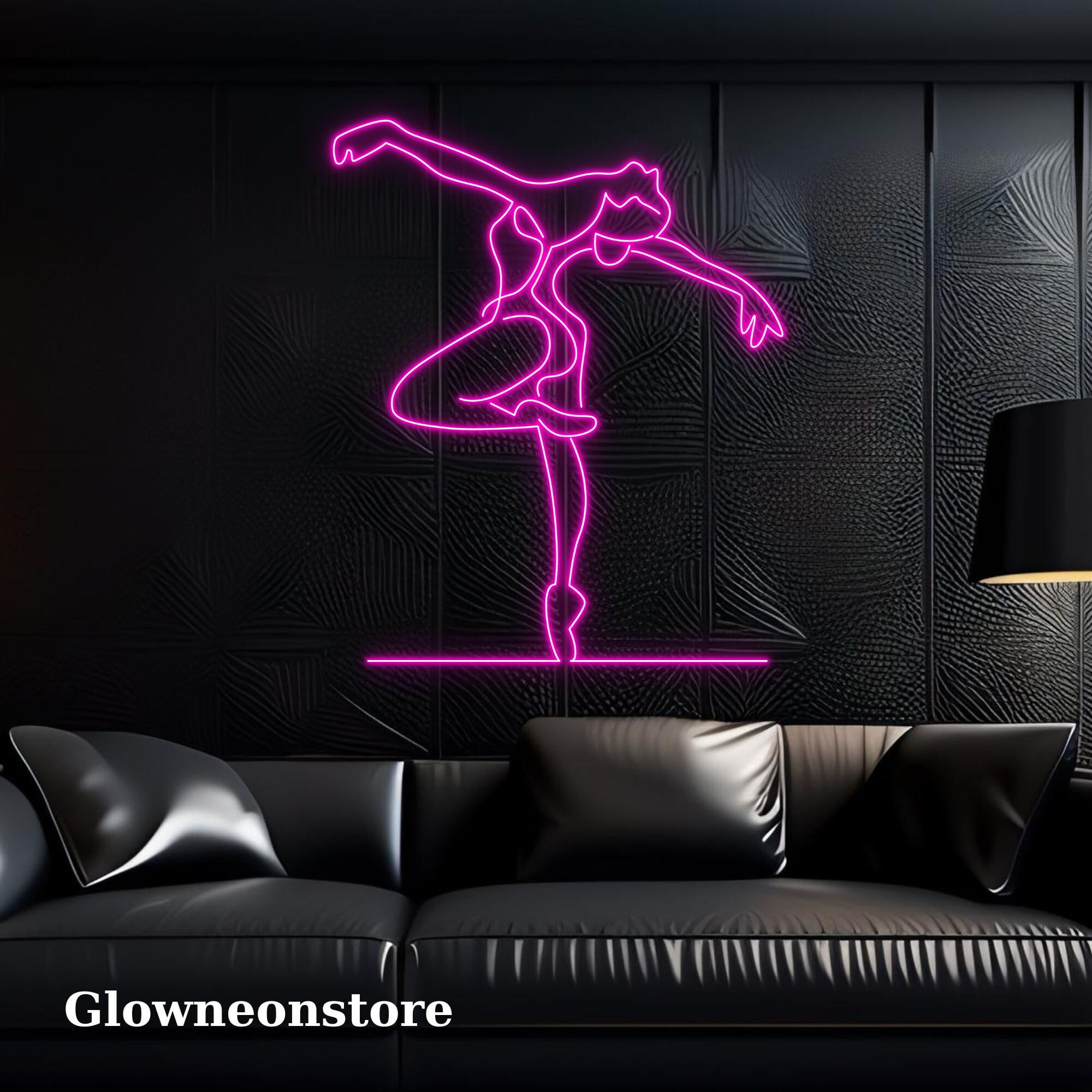 Glowneon Ballet Dancer Neon Sign For Dance Studio, Ballet Dancer Led ...