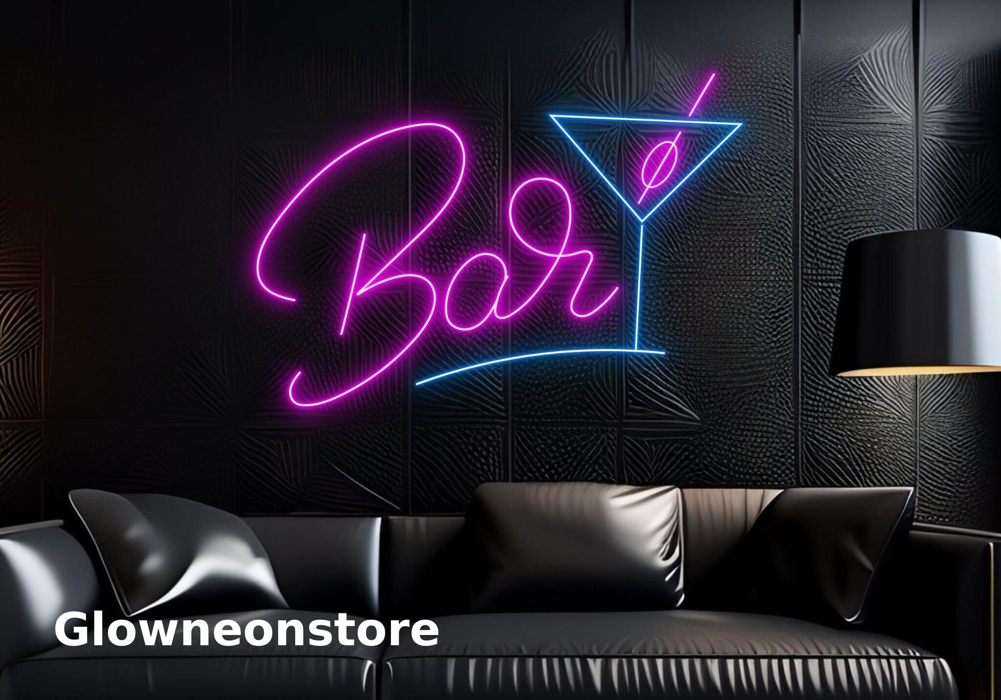 Glowneon Bar Neon Sign, Cocktail Bar Led Neon Sign, Bar Led Light, Bar ...