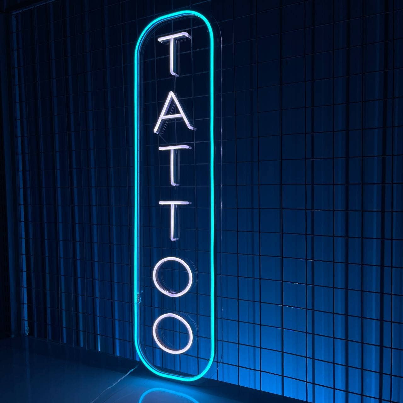 Glowneon Basic Tattoo Neon Sign, Tattoo Shop Store Decor Signboard ...