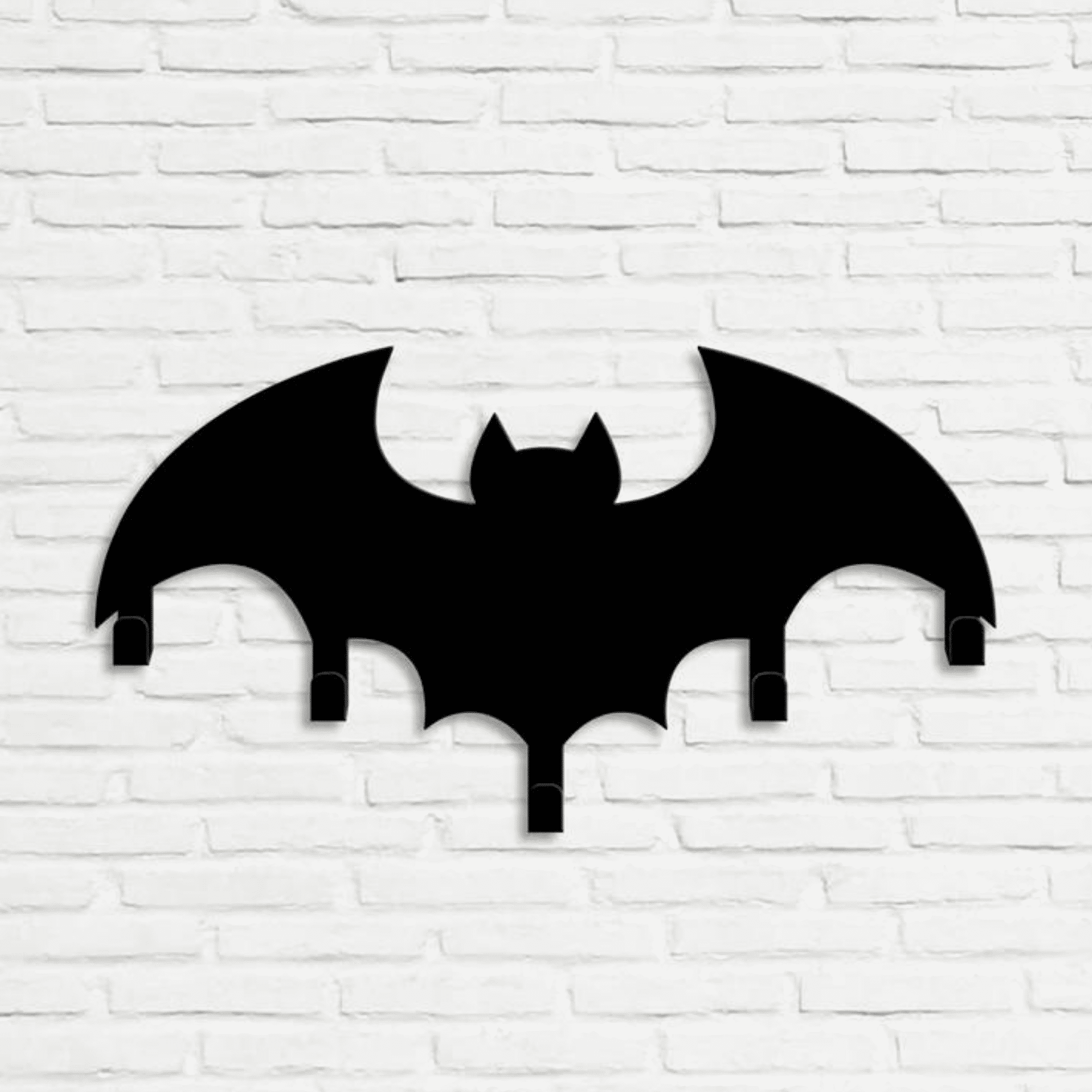 Glowneon Bat Bird Key Holder, 5 Hooks, Store, Shop Wall Hook Decor ...