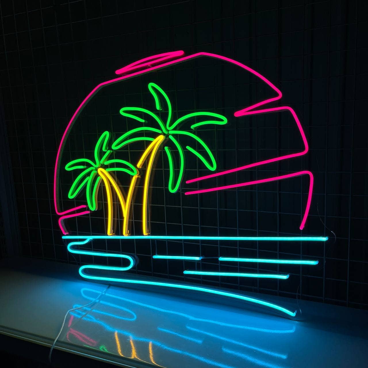 Glowneon Beach Neon Signs, Summer Wall Decor - Walmart.com