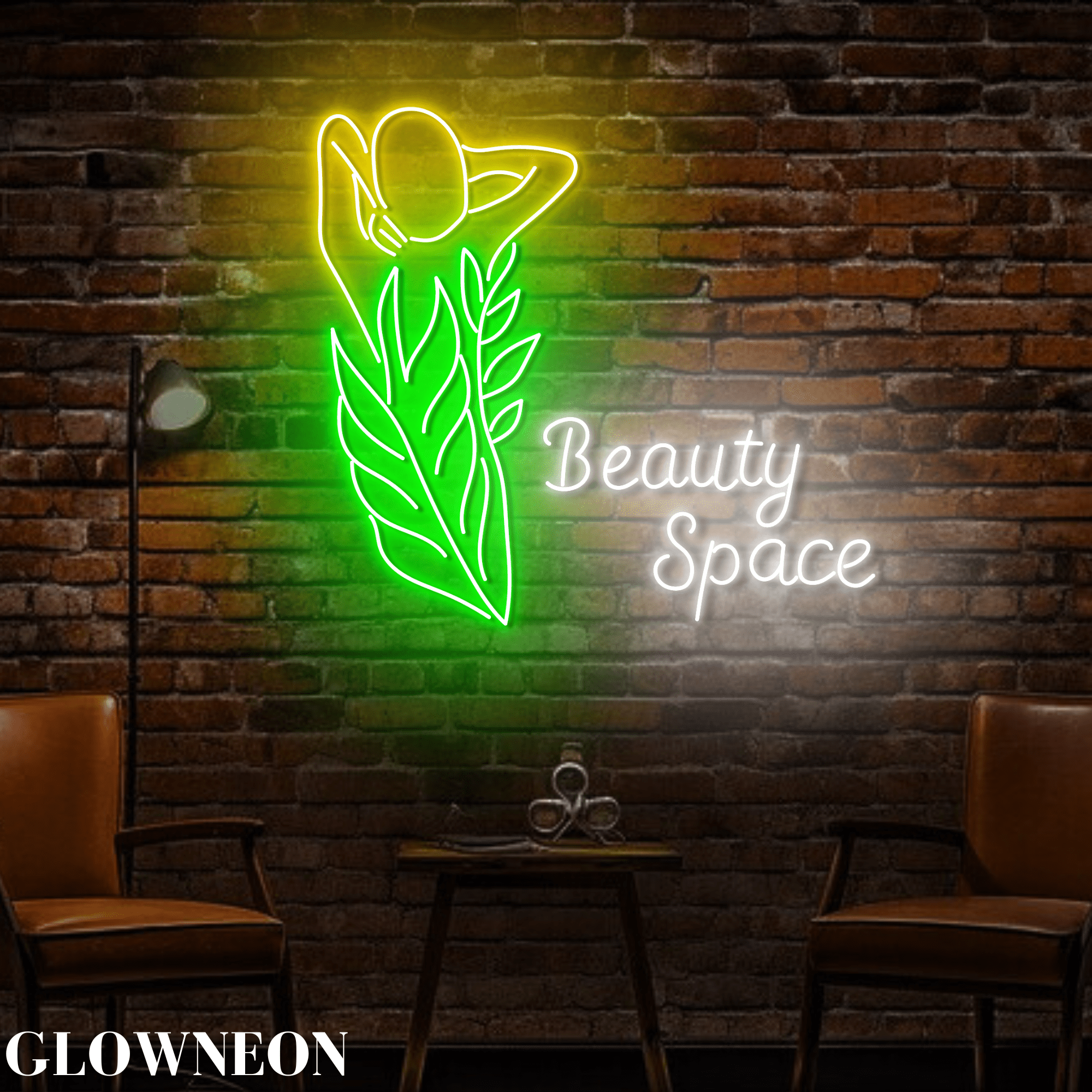 Glowneon Beauty Space Wall Led Light, Spa Salon Wall Decor, Spa Decor ...