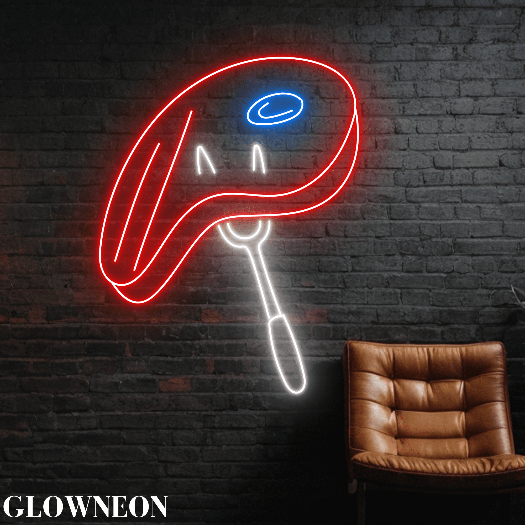 Glowneon Beef Steak Neon Light, Steak House Led Light, BBQ Wall Decor ...