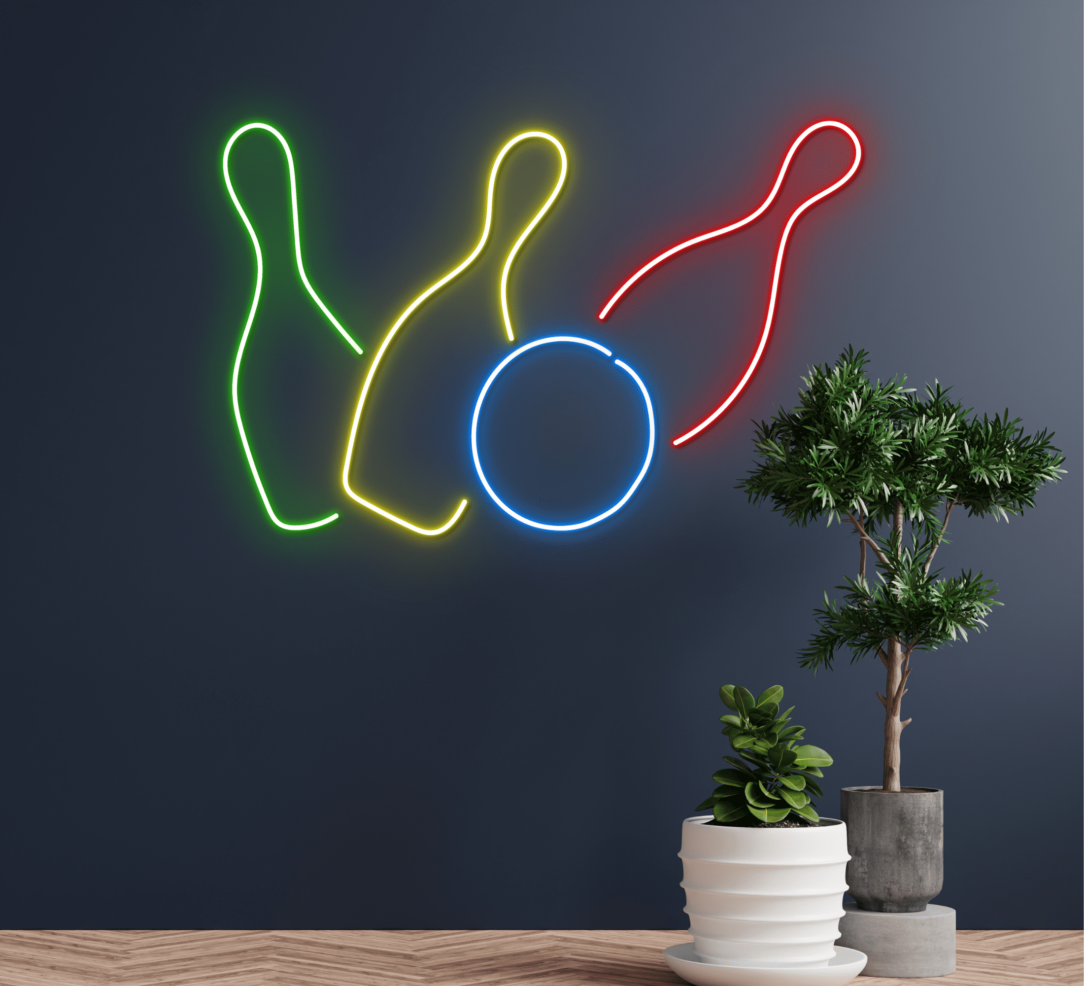 Glowneon Bowling Neon Sign, Game Room Decor - Walmart.com