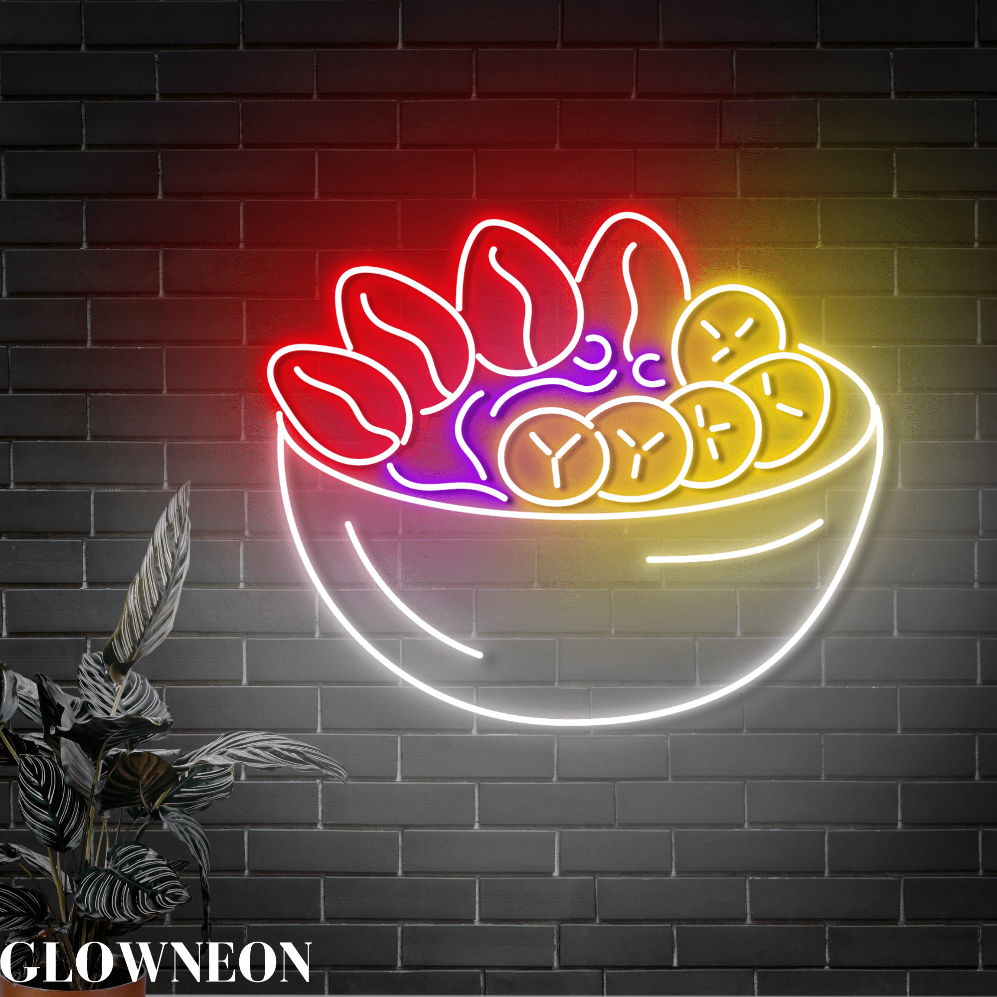Glowneon Brazilian Acai Neon Sign, Brazilian Acai Restaurant Led Sign ...