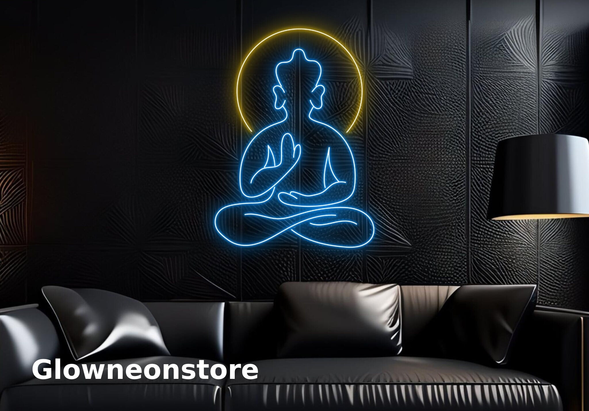 Glowneon Buddha Neon Sign, Buddha Led Light, Buddha Led Sign, Buddha ...