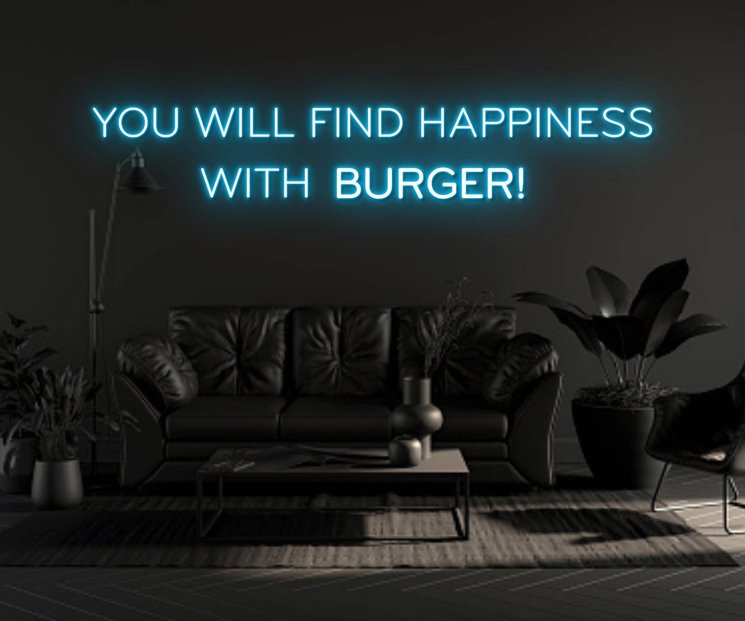 Glowneon Burger Quote Neon Sign, Fast Food Burger Wall Decor - Walmart.com