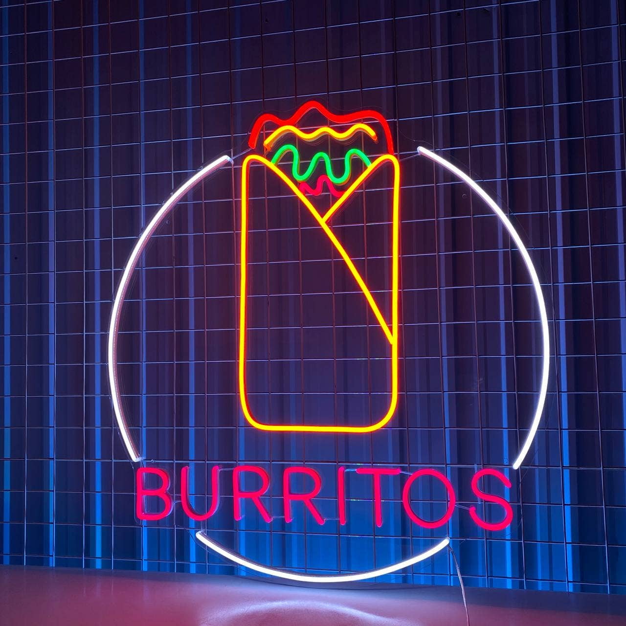 Glowneon Burritos Neon Sign, Doner Kebab Led Sign, Shawarma Light ...