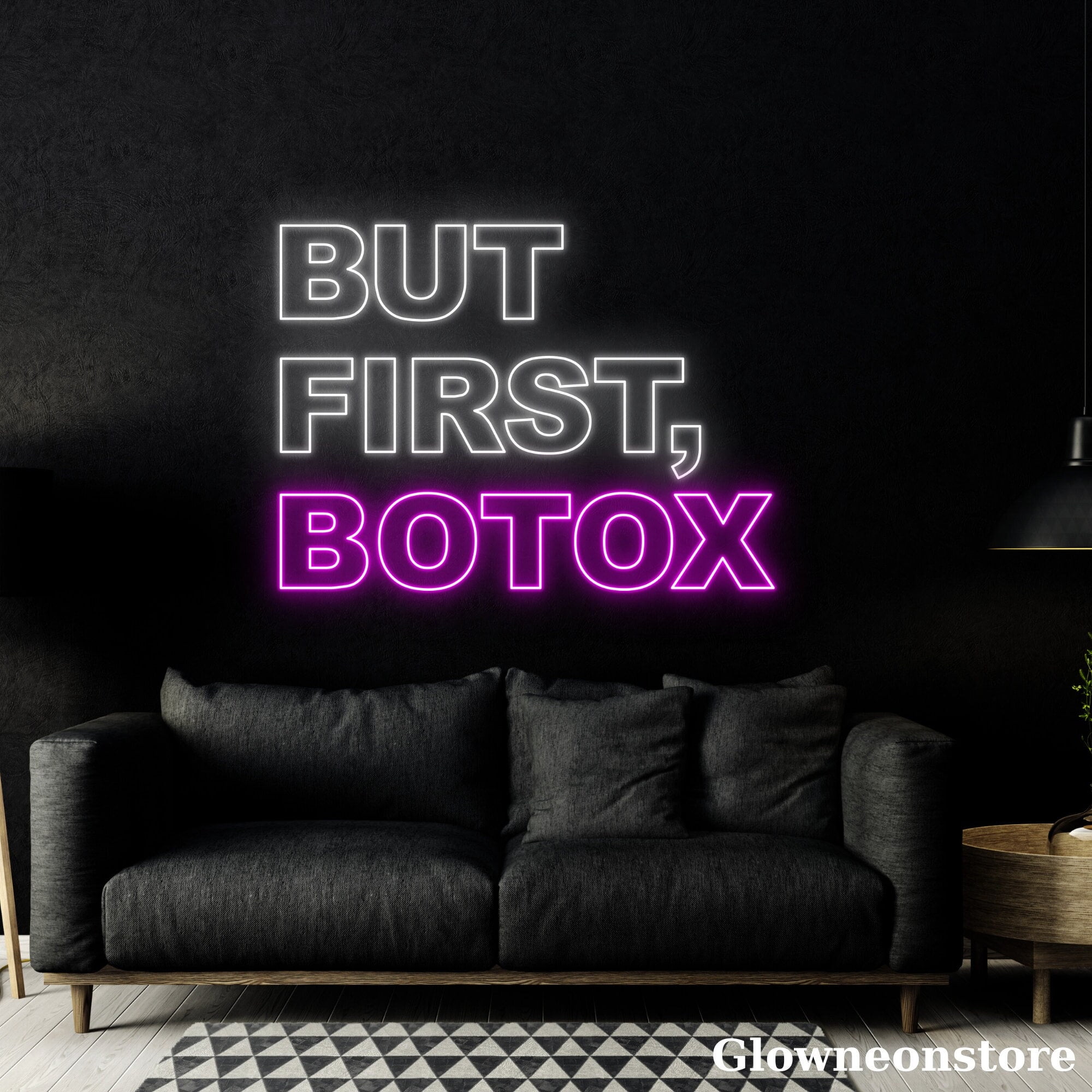 Glowneon But First Botox Neon Sign, Beauty Shop Wall Decor, Clinic Room ...