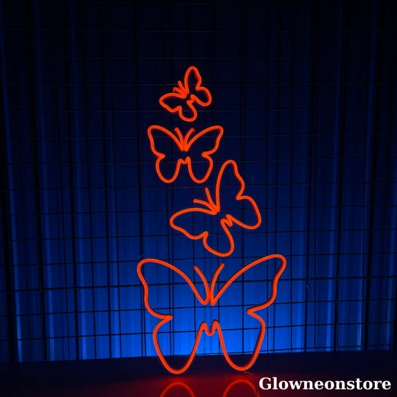 Glowneon Butterfly Neon Sign, Butterfly Led Sign, Beauty Studio Light ...
