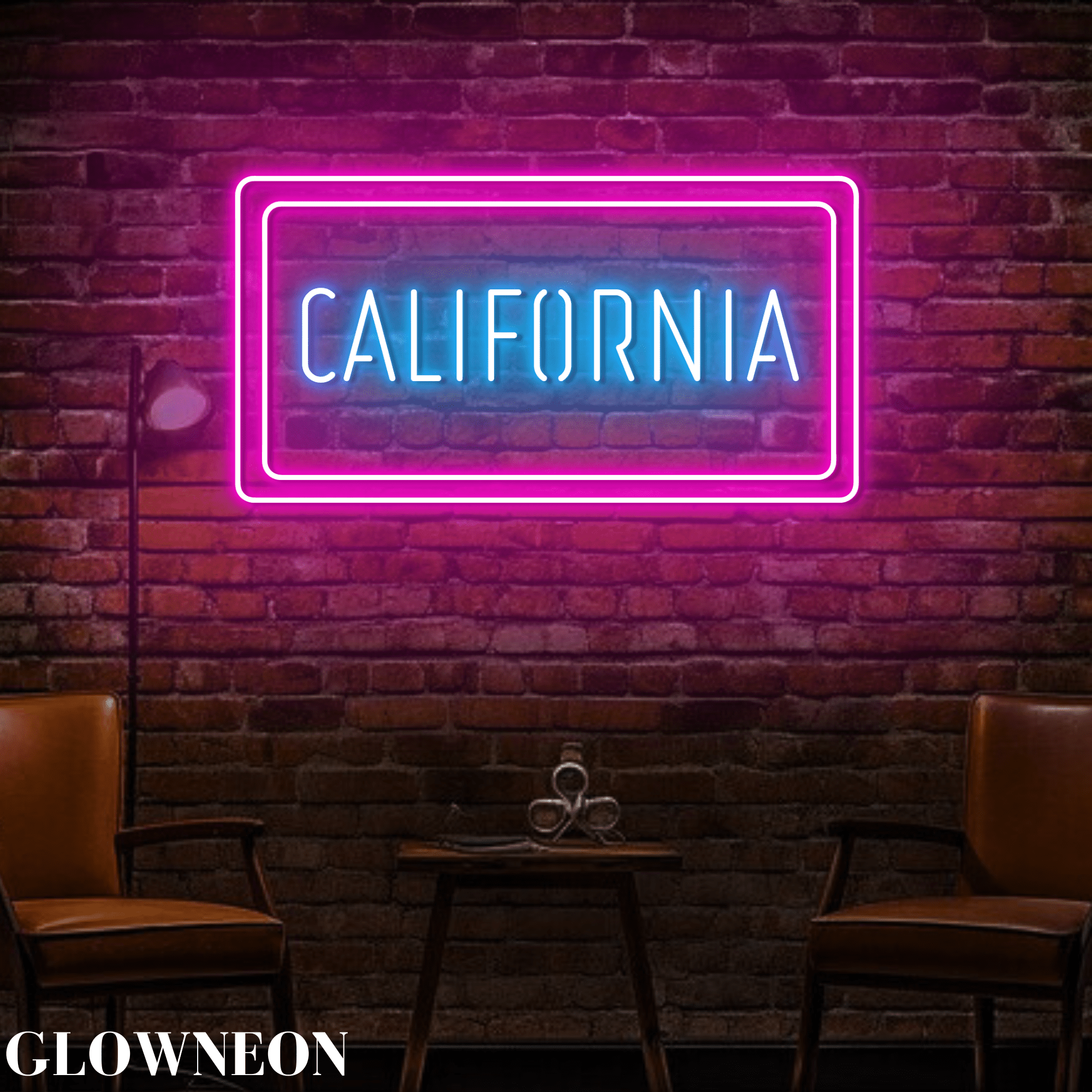 Glowneon California Neon Sign, California Store Shop Led Wall Decor ...