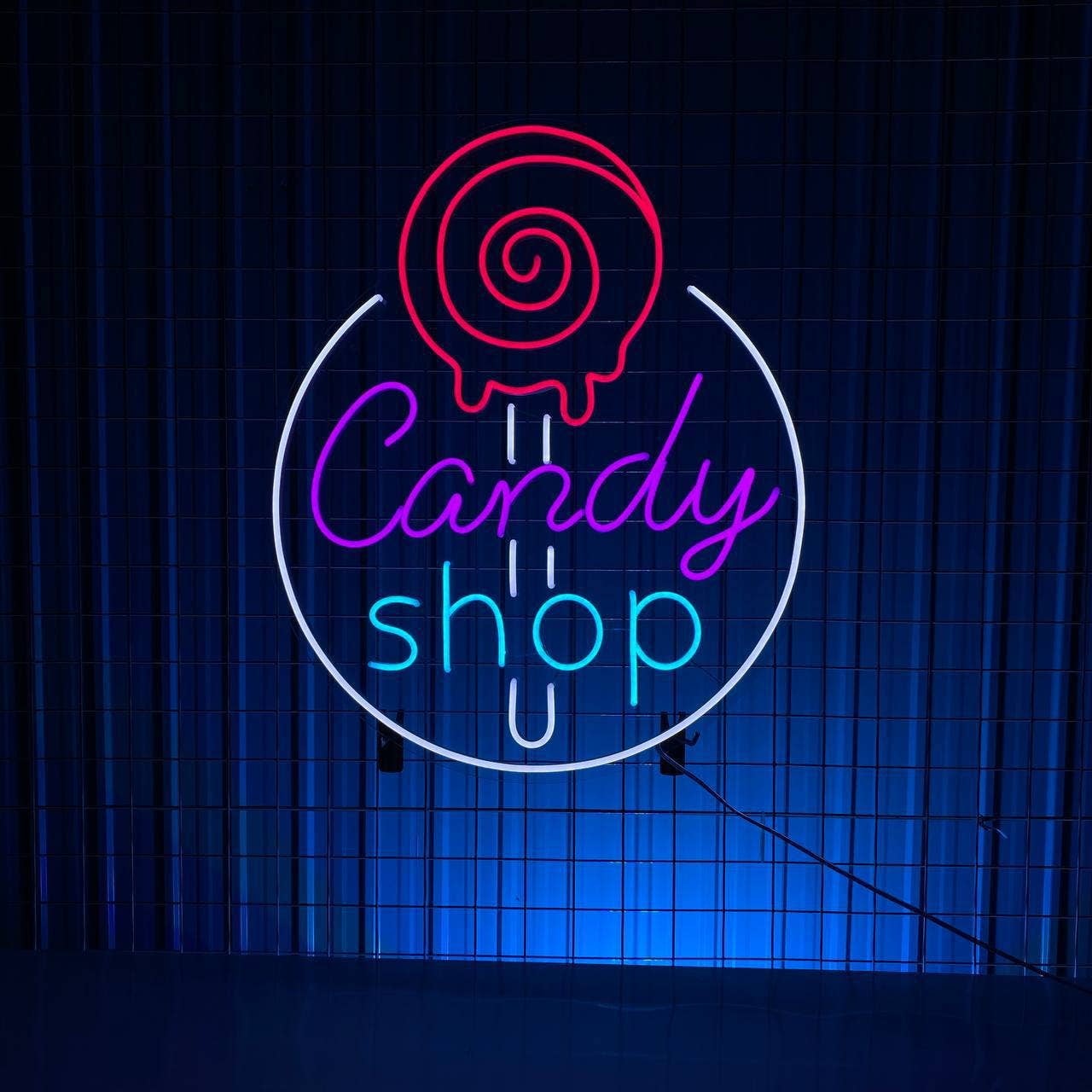 Glowneon Candy Shop Neon Sign, Candy Shop Sign, Lights Sign for Store ...