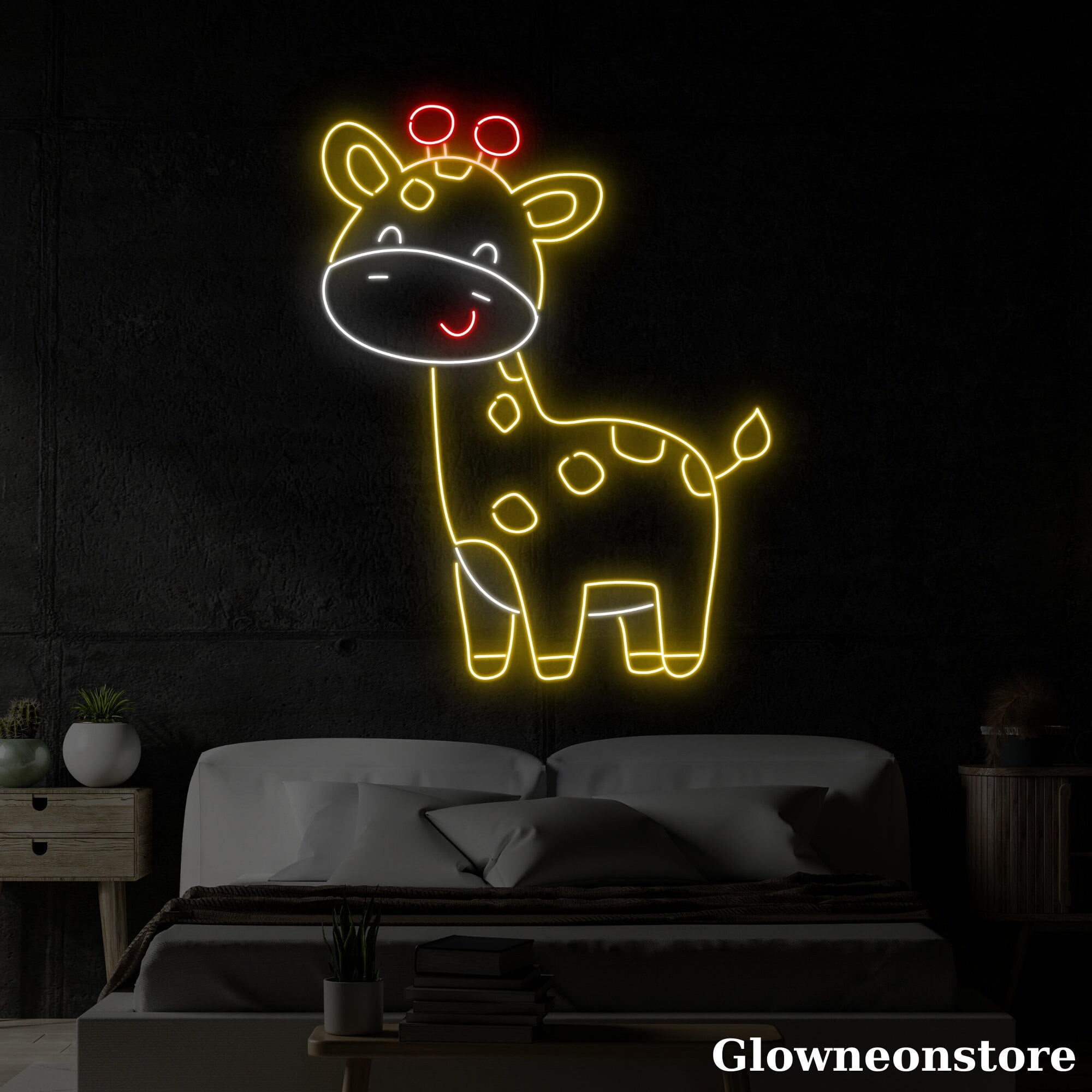 Glowneon Cartoon Giraffe Neon Sign, Cute Giraffe Led Sign, Animal Neon ... Glowneon Cartoon Giraffe Neon Sign, Cute Giraffe Led Sign, Animal Neon ...